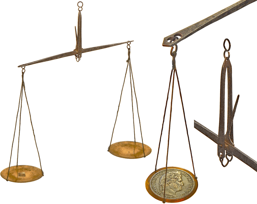 Le Compendium - Trébuchet monétaire - Balance-trébuchet de changeur ...