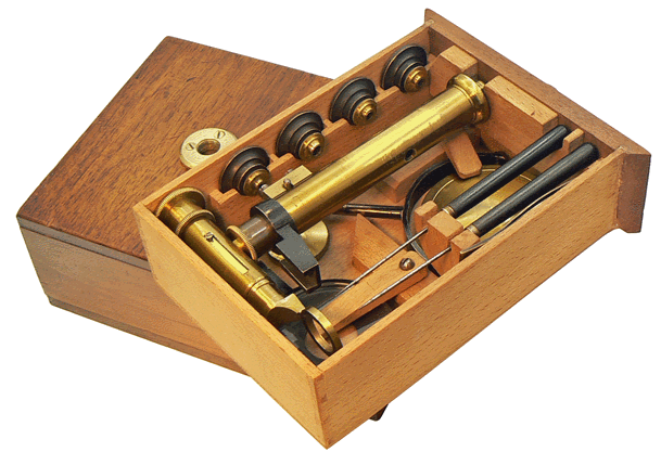 Le Compendium - Microscope simple de Raspail - Microscope de chimie ...