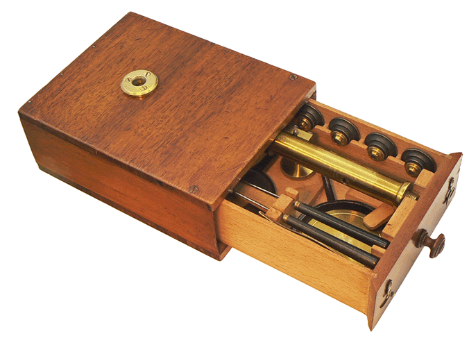 Le Compendium - Microscope simple de Raspail - Microscope de chimie ...