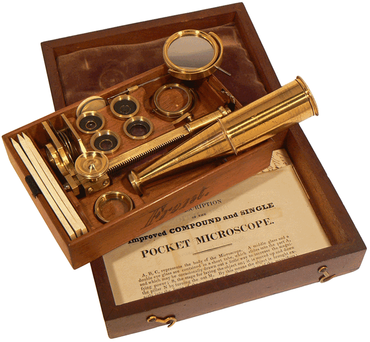 Le Compendium - Microscope type Cary-Gould - Microscope de naturaliste ...